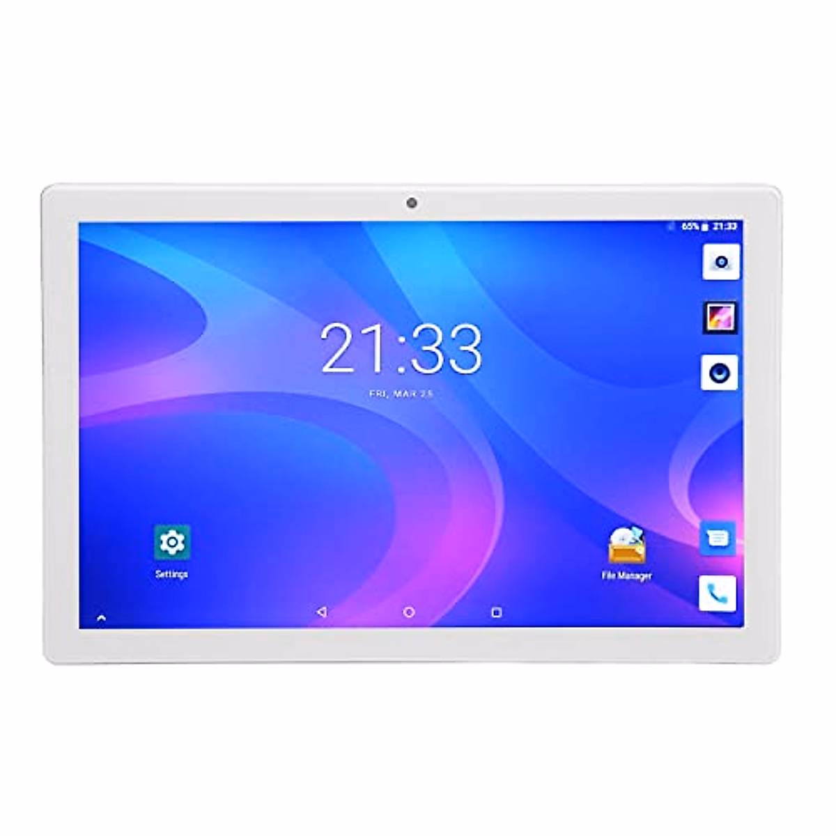 4G Tablet 8GB 256GB Silver Tablet 8800mAh 8MP 13MP Desktop Battery (US Plug)
