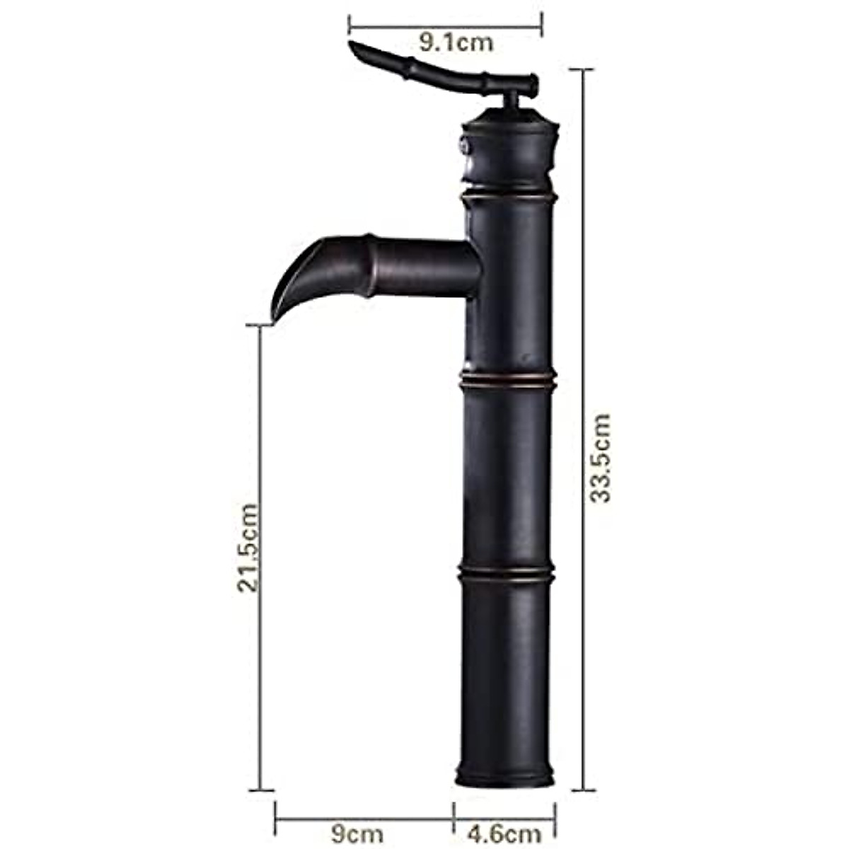 XVEPTKLQ Faucet Kitchen Black Bath Mixer Faucet Lever Wash Basin Sink Water Tap Bathroom Hotel Kitchen Bar Brass Mixer