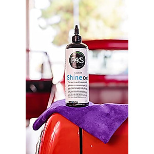Paks Shine Cut Medium Auto Compound | Made in USA | 16 oz Buffing Scratch & Swirl Removal Paint Restorer for Paint Correction