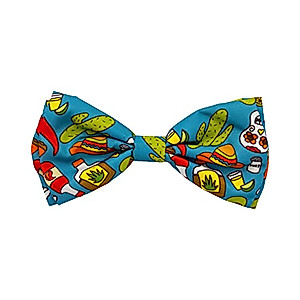 H&K Bow Tie for Pets | Cinco Fiesta (Small) | Velcro Bow Tie Collar Attachment | Fun Bow Ties for Dogs & Cats | Cute, Comfortable, and Durable | Huxley & Kent Bow Tie