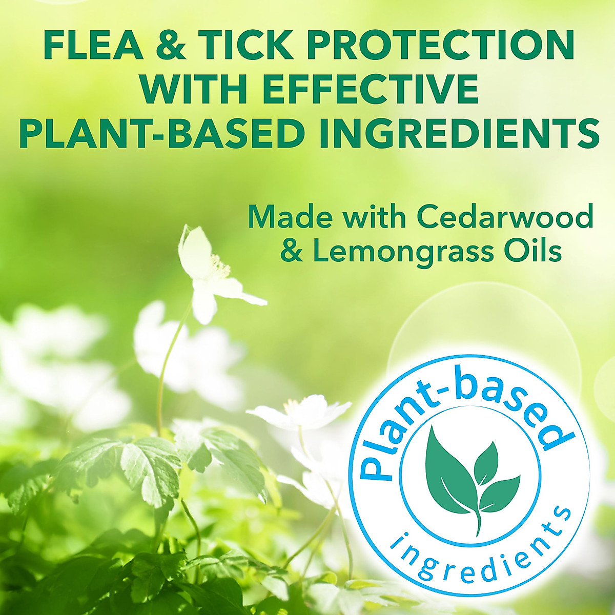 Hartz Nature’s Shield Flea & Tick Home Spray, Natural and Effective Flea & Tick Prevention and Home Protection with Cedarwood and Lemongrass Oil, 32 Ounces