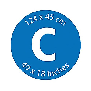 Brabantia - Ironing Board C - Flexible Steam Iron Rest - Adjustable in Height - Non-Slip Rubber Feet - Cover and Pad - Solid Foldable Unit - Denim Black - 49x18 Inches