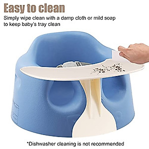 Seat Tray Compatible with Bumbo Seat, Baby Seat Tray for Feeding and Play Easy to Install and Remove Floor Seat Activity Tray Accessory for Bumbo Seat