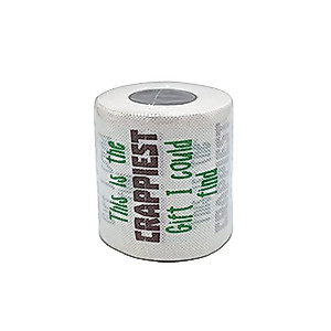 This Is The Crappiest Gift I Could Find Design Toilet Paper Roll Tissue Gag Gift