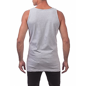 Pro Club Men's Comfort Cotton Tank Top, Heather Gray, X-Large