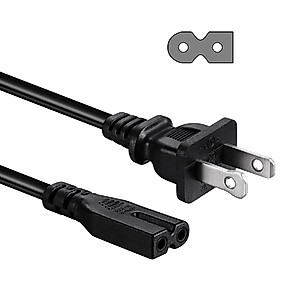 2 Prong Power Cord for Brother, Singer, Bernina, Baby-Lock, Viking, Pfaff Sewing Machine-6Ft Power Cable [UL Listed]