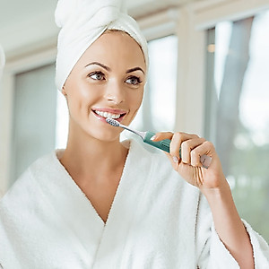 Electric Toothbrush for Adults, 8 Brush Heads Sonic Electric Toothbrushes, 5 Modes Power Rechargeable Toothbrushes for Deep Clean, 5 Hours Charge Last 180 Days