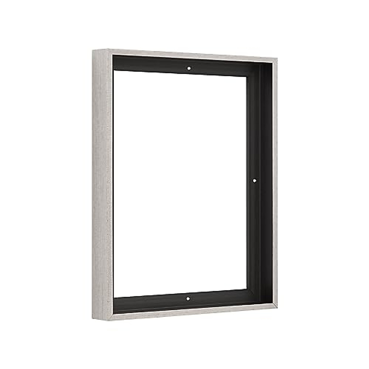 Pixy Canvas Floater Frame 9x12 for 1-1/2 (1.5) inch Deep Canvas Paintings/Canvas Prints/Wood Canvas Panels/Wall Art/Wall Decor/Home Decor/Artwork (Antique Silver, 9 x 12 inch, Portrait)