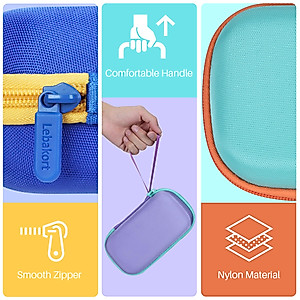Lebakort Storage Case Compatible with 3Doodler Start+ Essentials/Start Essentials 3D Printing Pen Set (Teal Case)
