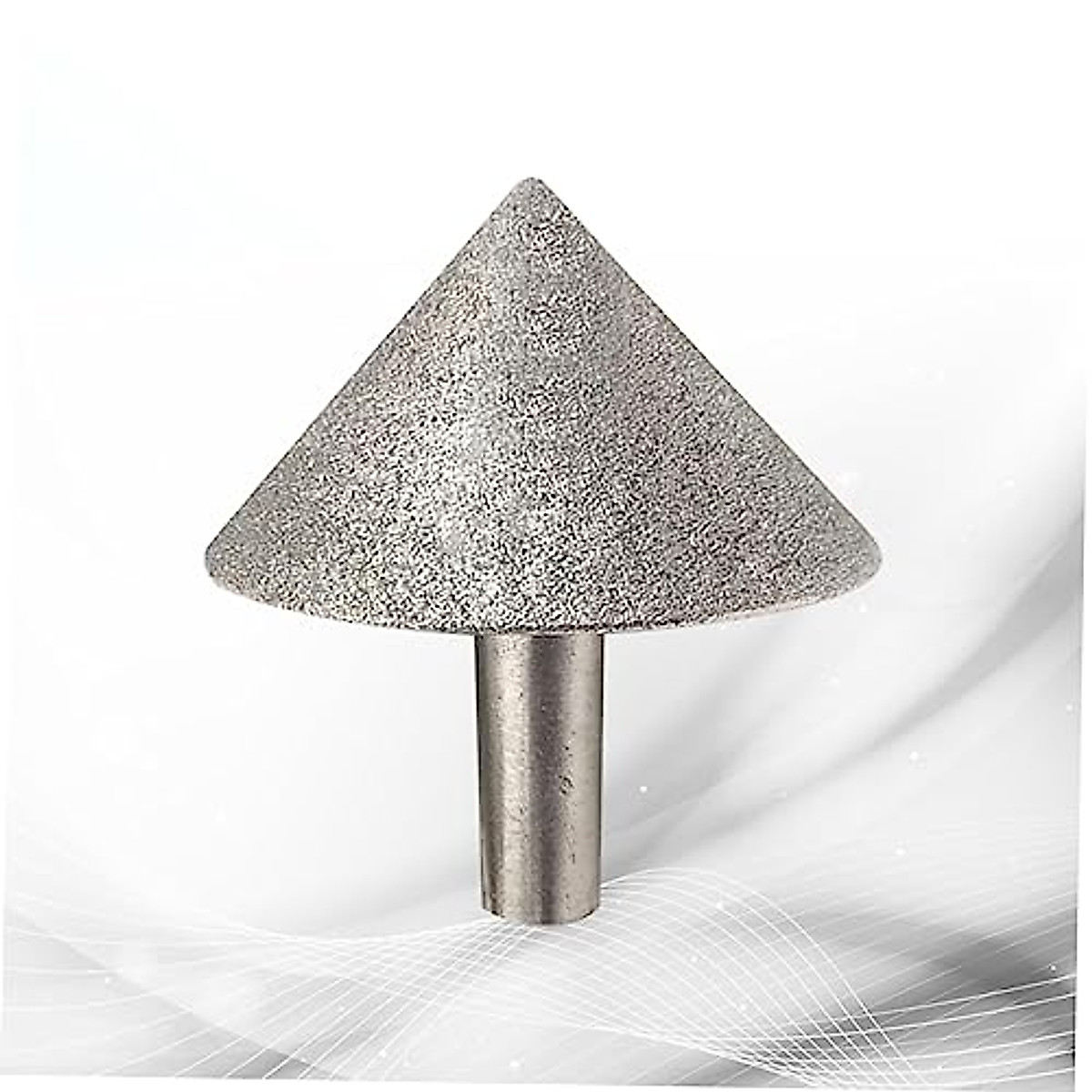 OSALADI Abrasive Stone Heads Alloy Grinder Drill Grinder Head Stone Grinding Tools Rotary Burrs Grinding Head Glass Stone Chamfering Tool Grinding Head Adamas Chamferer conical