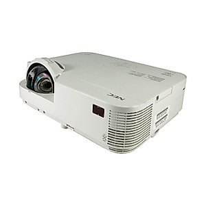 NEC M333XS DLP Projector Short-Throw NP-M333XS 3300 ANSI HD 1080p HDMI, Bundle remote Control, HDMI Cable, Power Cable