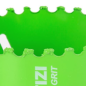 HLOFIZI 4-1/8 Inch Carbide Grit Hole Saw for 4 Inch Recessed Lights, Dryer Vent Hole, Cutting Through Stucco, Ceiling Old Plaster, Drywall, Cement Board with 1-1/2" Depth, Up to 6X Faster