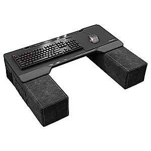 Couchmaster CYCON² Black Edition - Couch Gaming Desk for Mouse & Keyboard (for PC, PS4/5, Xbox One/Series X), Ergonomic lapdesk for Couch & Bed