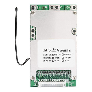 14S 50V 30A Lithium Battery Board, PCB Board with Balance Charging for Fast and Charging