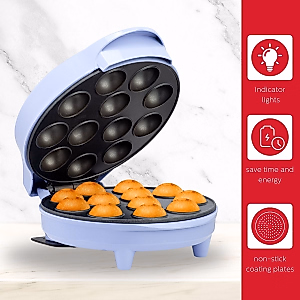 Holstein Housewares Cake Pop Maker, Lavender - Makes 12 Cake Pops, Non-Stick Coating, Perfect for Birthday and Holiday Parties