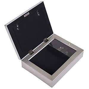 Cottage Garden Grace Peace from God Filigree Jewel Bead Silver Tone Music Box Plays Amazing Grace