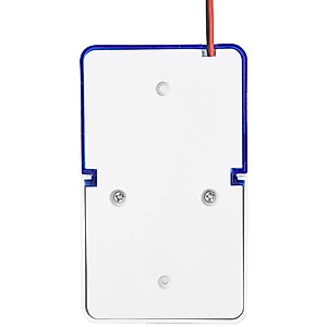 PUSOKEI 12V Wired Strobe Siren, 110dB Wired Indoor Audible and Aisual Siren Sound Alarm for Home Security Alarm System, Blue