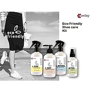 Pedag Pure Cleanser for Sneakers and Soles Eco Friendly, Colorless, 7.43 Ounce