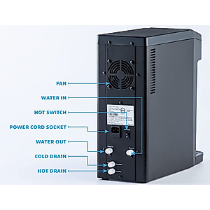 Purus Innovations Countertop Water System, Tri-Temp, Self-Cleaning with Smartchill*, for Home or Small Office. Features Patented ThermaRinse/SmartChill Technology..*Requires Drain Connection