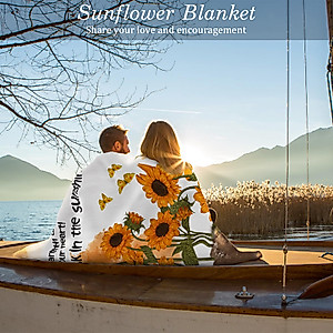 ZRFMIB Sunflowers Gift Baskets for Women, 11 Pcs Birthday Gift, Get Well Soon Gift Basket, Relaxing Care Package, Unique Gifts for Her, Mom, Sister, Wife, Girlfriend, Daughter, Female Friends