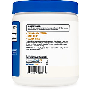 Nutricost Taurine Powder 250 Grams - 125 Servings, 2000mg Per Serving