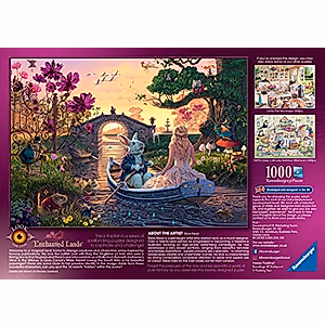 Ravensburger Enchanted Lands Jigsaw Puzzle - 1000-Piece | Unique Softclick Technology | Vibrant, Glare-Free Pieces | FSC Certified | Ideal for Ages 14 and Up