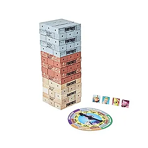 Hasbro Gaming Jenga: Fortnite Edition Game, Wooden Block Stacking Tower Game for Fortnite Fans, Ages 8 & Up