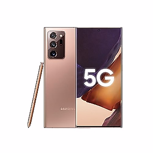 Unlocked Samsung Galaxy Note 20 Note20 Ultra 5G N986U1 6.9" 12GB RAM 128 Snapdragon NFC Original Android Cell Phone Mystic Black/US Version / N986U1 Simple Set