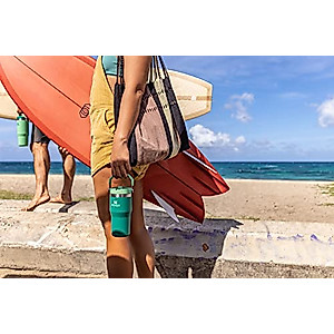 Stanley IceFlow Stainless Steel Tumbler - Vacuum Insulated Water Bottle for Home, Office or Car Reusable Cup with Straw Leak Resistant Flip Cold for 12 Hours or Iced for 2 Days, Jade, 30oz