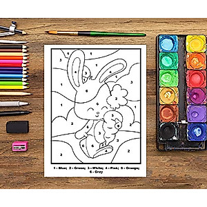 Color by Number for Kids: Activity Book