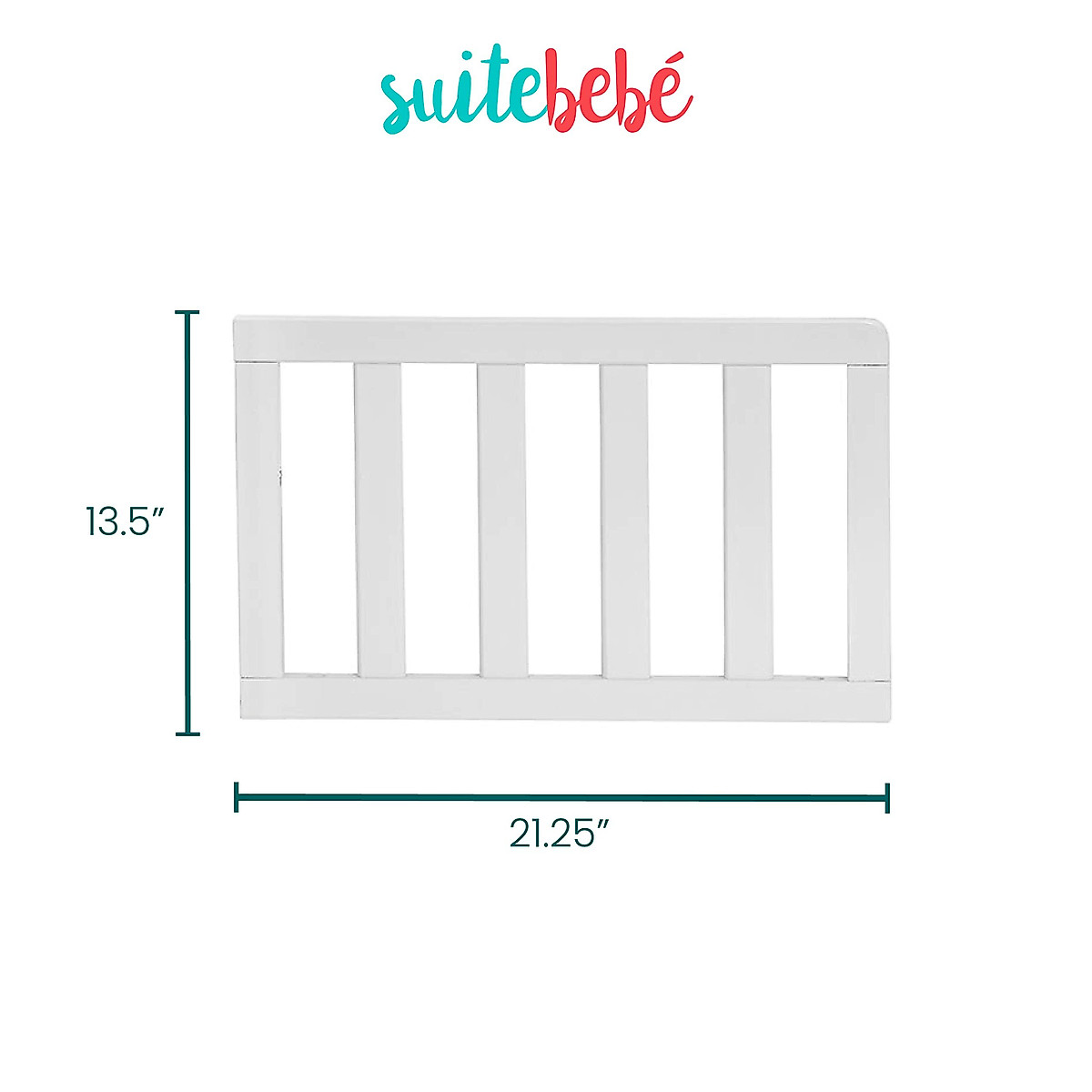 Suite Bebe Riley Toddler Guard Rail, Coral