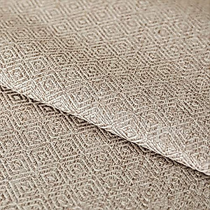 Spring Garden Home Table Protector for Dinning Room Table Heavy Weight Rectangle/Oblong Table Cloth Cover for Kitchen Party Patio Indoor Outdoor, 52x70-Inch, Linen