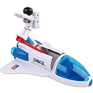 Daron NASA Space Adventure Toy Set: Space Shuttle, Space Capsule, 3 Astronauts, and Myriads Bag