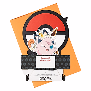 Hallmark Pop Up Birthday Card for Kids (Pokémon) Paper Wonder 3D Card for Birthday Boy