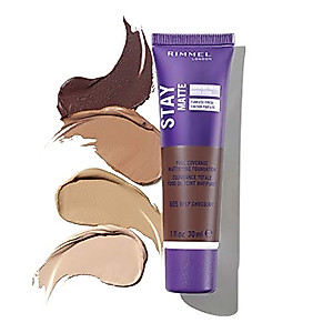 Rimmel London Stay Matte Liquid Mousse - 504 Deep Mocha - Foundation, Lightweight, Shine Control, Oil-Free, 1oz