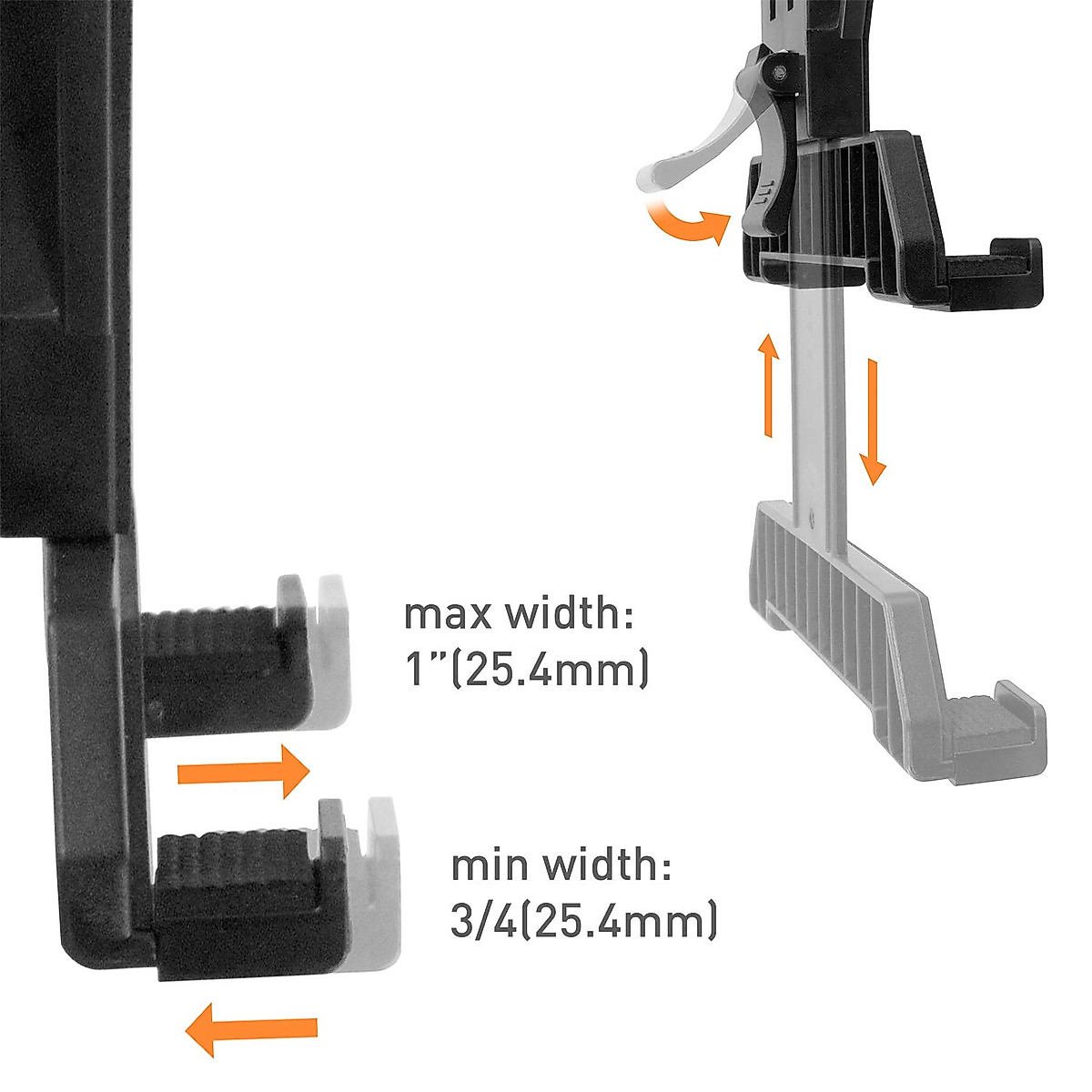 iBOLT TabDock Tablet Holder Bulk Replacement Part- Fits 7 to 10 inch Tablets and All Industry Standard 4 Prong adapters (21110)