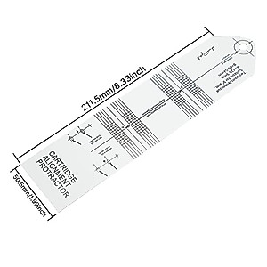 Cartridge Alignment Protractor LP Vinyl Turntable Phonograph Accessories Adjustment Tool