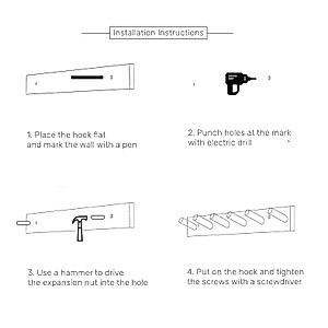 Wooden Wall Mounted Coat Rack, Wooden Coat Hanger Hat Rack, Wall Hooks Hat Rack, for Hanging Coats Clothes Robes Towels Hats, Natural (4PCS Single Hook)