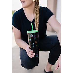 Simple Modern Disney Insulated Tumbler Cup with Flip Lid and Straw Lid | Gifts for Women Men Reusable Stainless Steel Water Bottle Travel Mug | Classic Collection | 24oz Winnie the Pooh