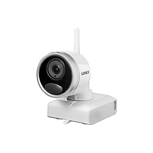 Lorex Technology Lorex LWB4850 1080p HD Wire-Free Security Camera with 2-Cell Power Pack, 65ft Night Vision, Thermo-Sense Motion Detection, White