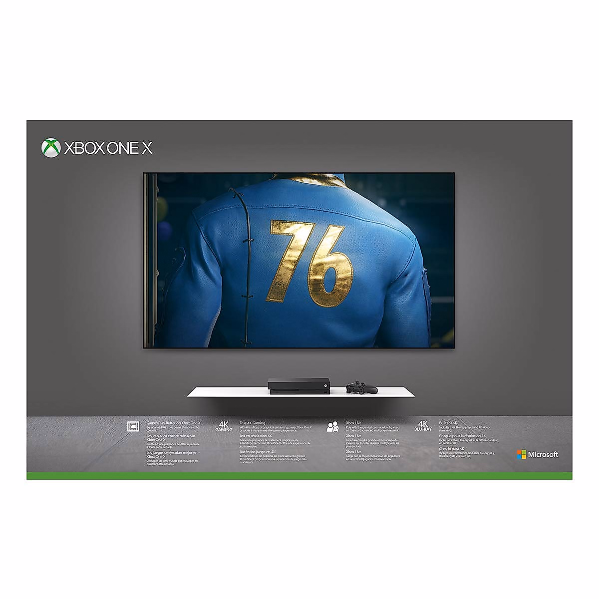 Xbox One X 1TB Console - Fallout 76 Bundle (Discontinued) (Renewed)