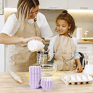 TRUSBER Wave Cupcake Liner Standard Muffin Wrappers Non-stick Greaseproof 210g PET Coated Paper Baking Holder for Wedding,Birthday,Baby Shower or Holiday Party,100 Count