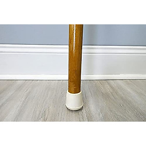 Shepherd Hardware 9225 1-1/2-Inch Inside Diameter Rubber Leg Tips, 2-Pack, Off-White -89225