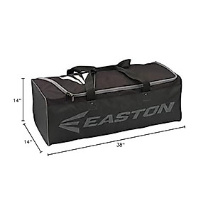 Easton | E100G TEAM EQUIPMENT DUFFLE BAG | Baseball & Fastpitch Softball | Black