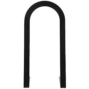 Spectrum Elements Bookends Large Set of 2 (Black) - Minimalist & Modern Organizers for Bookshelf, Coffee Table, Nightstand, Home Office, Bookcase, Magazines, Shelves, Cookbooks, & More