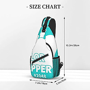 Custom Sling Bag Personalized Picture/Text Crossbody Sling Backpack, Shoulder Bag for Men Women Boy (Front+Side+Strap Design)