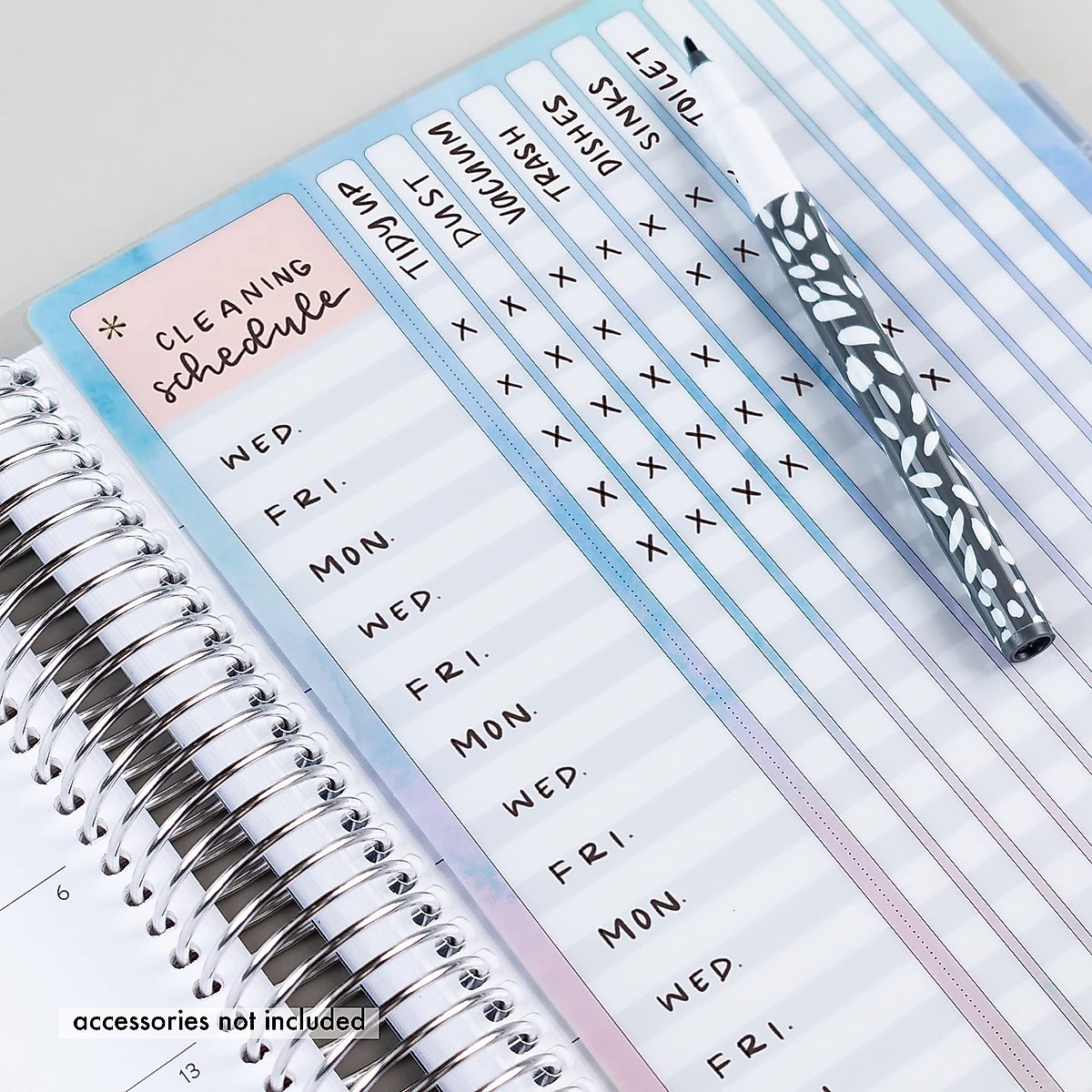 Snap-In Checklist Dashboard, Wet-Erase and Dry-Erase, Portable Dashboard You can Snap Into Your Coiled Planner, Notebooks, and Binders, Stay on Track in Style by Erin Condren