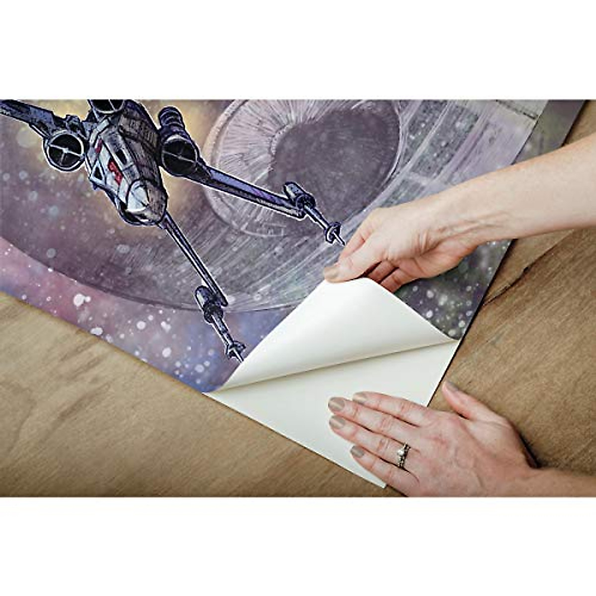 Star Wars Original Trilogy Blue Peel & Stick Wall Mural by RoomMates, RMK11456M