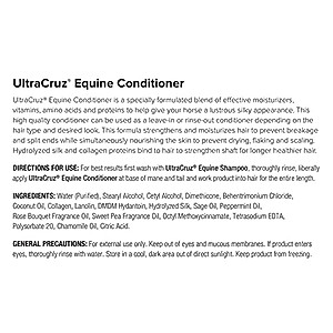 UltraCruz sc-395297 Equine Conditioner for Horses, 1 Gallon, White