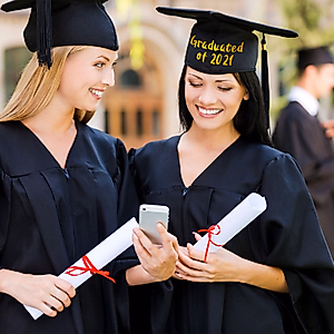 Outus 576 Pieces 8 Sheets Letters Stickers Self Adhesive Vinyl Letter Alphabet Number Stickers Mailbox Numbers Sticker, Decals for Classroom Decor, Sign, Door(Gold,1 Inch)